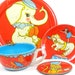 1950's Tin Toy Tea Set With Circus Design by Ohio Art Co. 4 Pieces, Cup ...