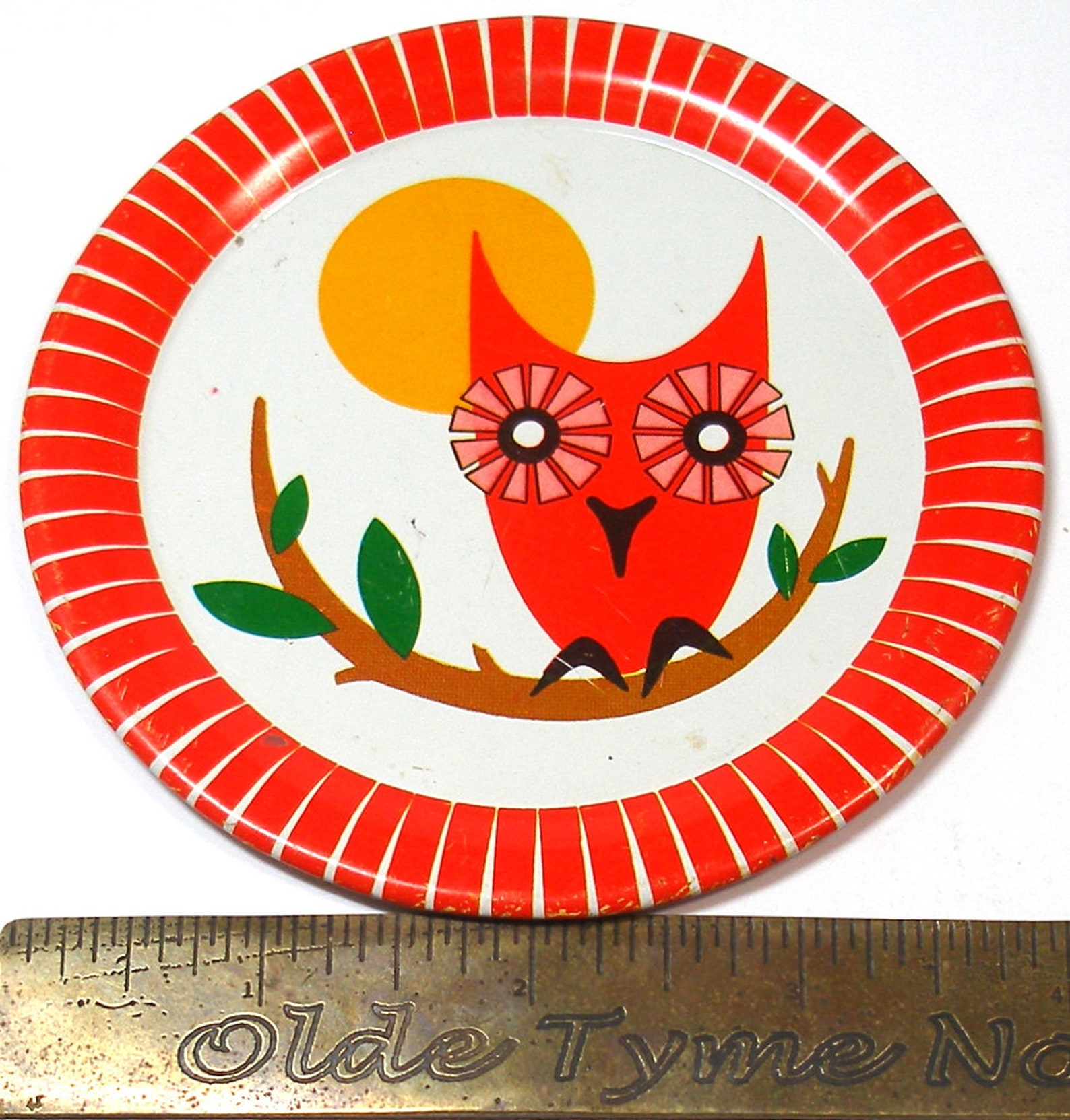 OWLS Tin Toy Tea Setting. Cup & Plates by Ohio Art Co. 3 Pieces. - Etsy