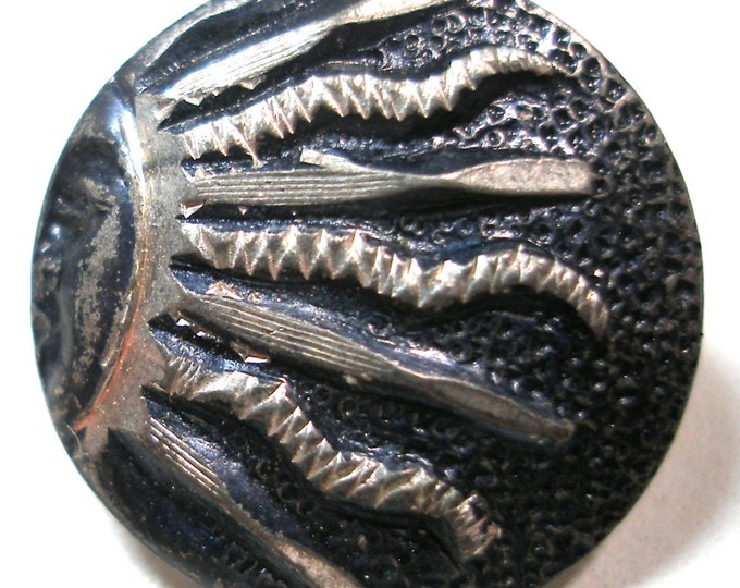 Sun Face Antique BUTTON, Victorian Pewter With Dark Tint. 9/16" - Etsy