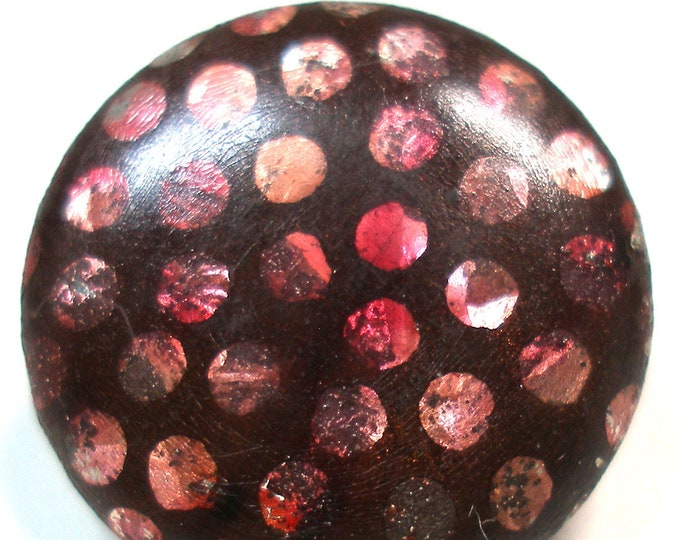 Crystalized Tin, Antique French BUTTON. Unused. 11/16" - Etsy