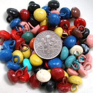 65+ Antique Boot Buttons. Victorian Shoe Buttons in 11 Colors. 3/8 ...