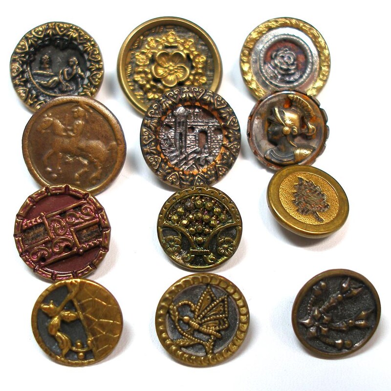 Rare Antique Buttons - Etsy