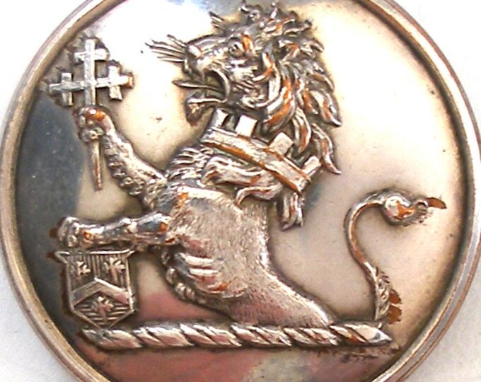Antique BUTTON, Edwardian Livery With Lion & Cross. 1". Firmin and Sons ...