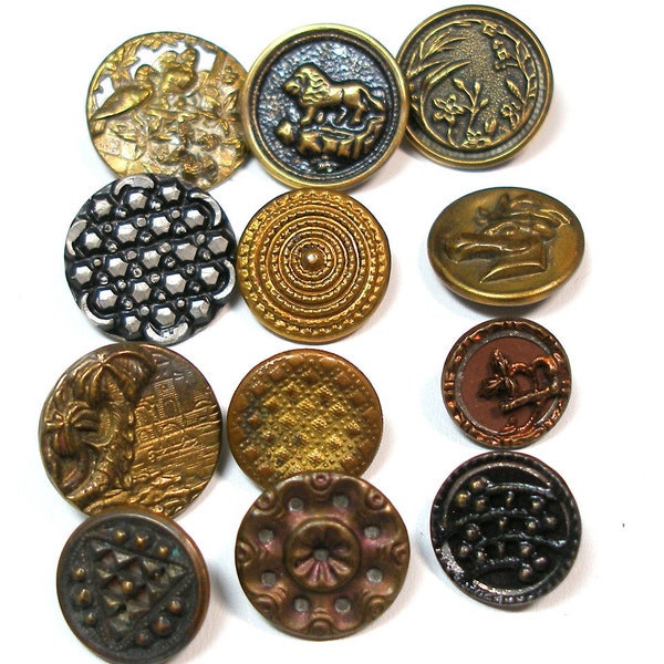 Antique Buttons - Etsy
