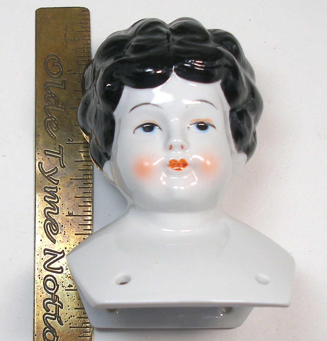 LG 4 1800s Antique China Doll Head. German Lo Brow Hair - Etsy