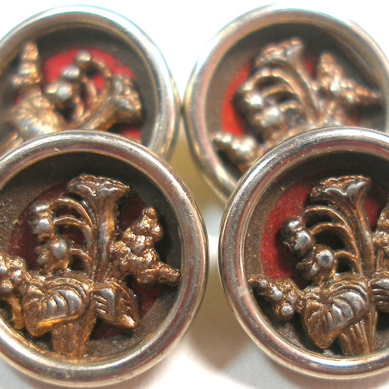 Antique Buttons Set - Etsy