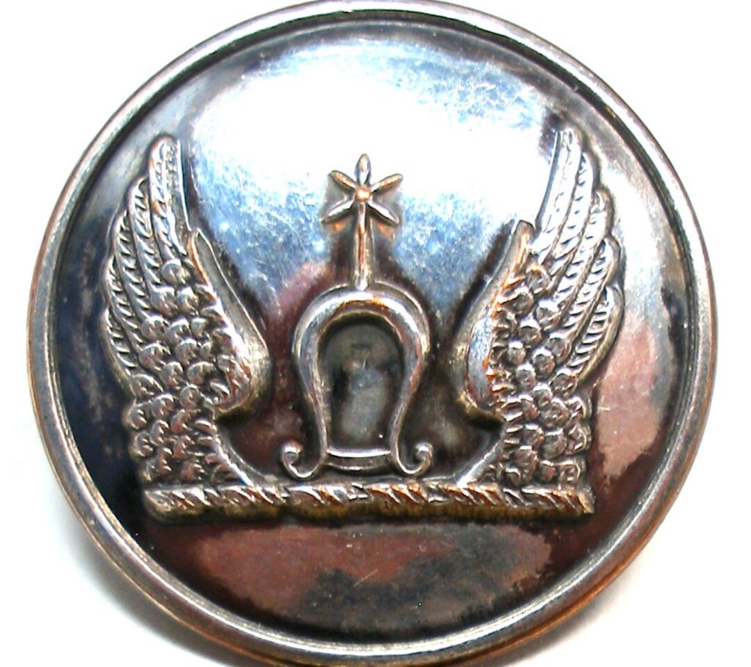 1800s Livery BUTTON. Wings and Spur. Brass Button 1". Firmin & Sons ...