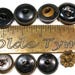 12 Antique BUTTONS. 1800s Victorian & Vintage Metal Picture Buttons ...