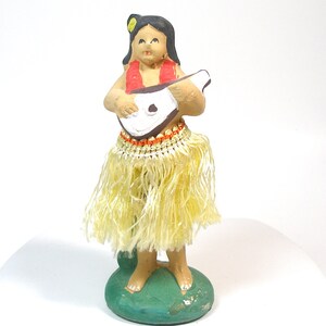 50's Hawaiian Hula Girl Dancer. Dashboard Nodder Made in Japan. Bobble ...