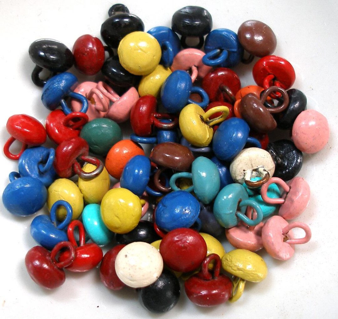 65+ Antique Boot Buttons. Victorian Shoe Buttons in 11 Colors. 3/8 ...