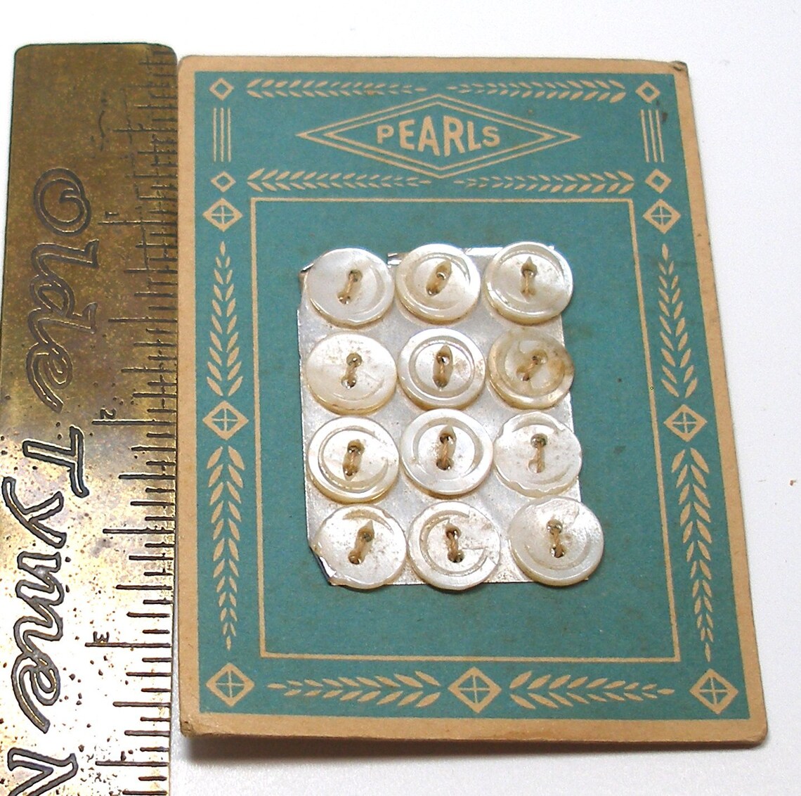1930s Small Pearl BUTTONS. 12 Mother-of-pearl. Unused on - Etsy