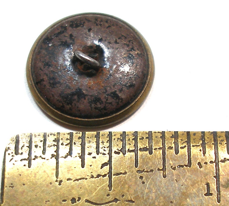 Antique French Fop Victorian BUTTON. Lady in Early 1800s Garb - Etsy