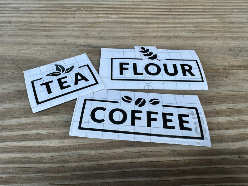 Kitchen Canister Labels - Etsy