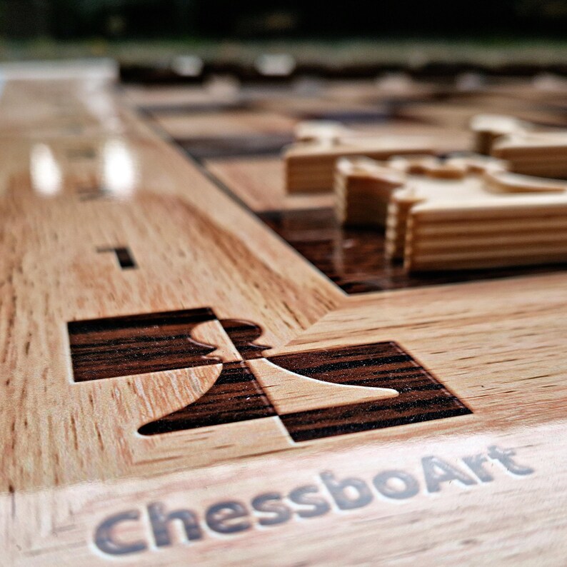 Professional Chess Set- Vertical. Large Wall-mounted Magnetic Demo ...