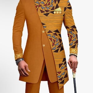 African Men's Suit Clothing,african Men Outfit,african Attire,african ...