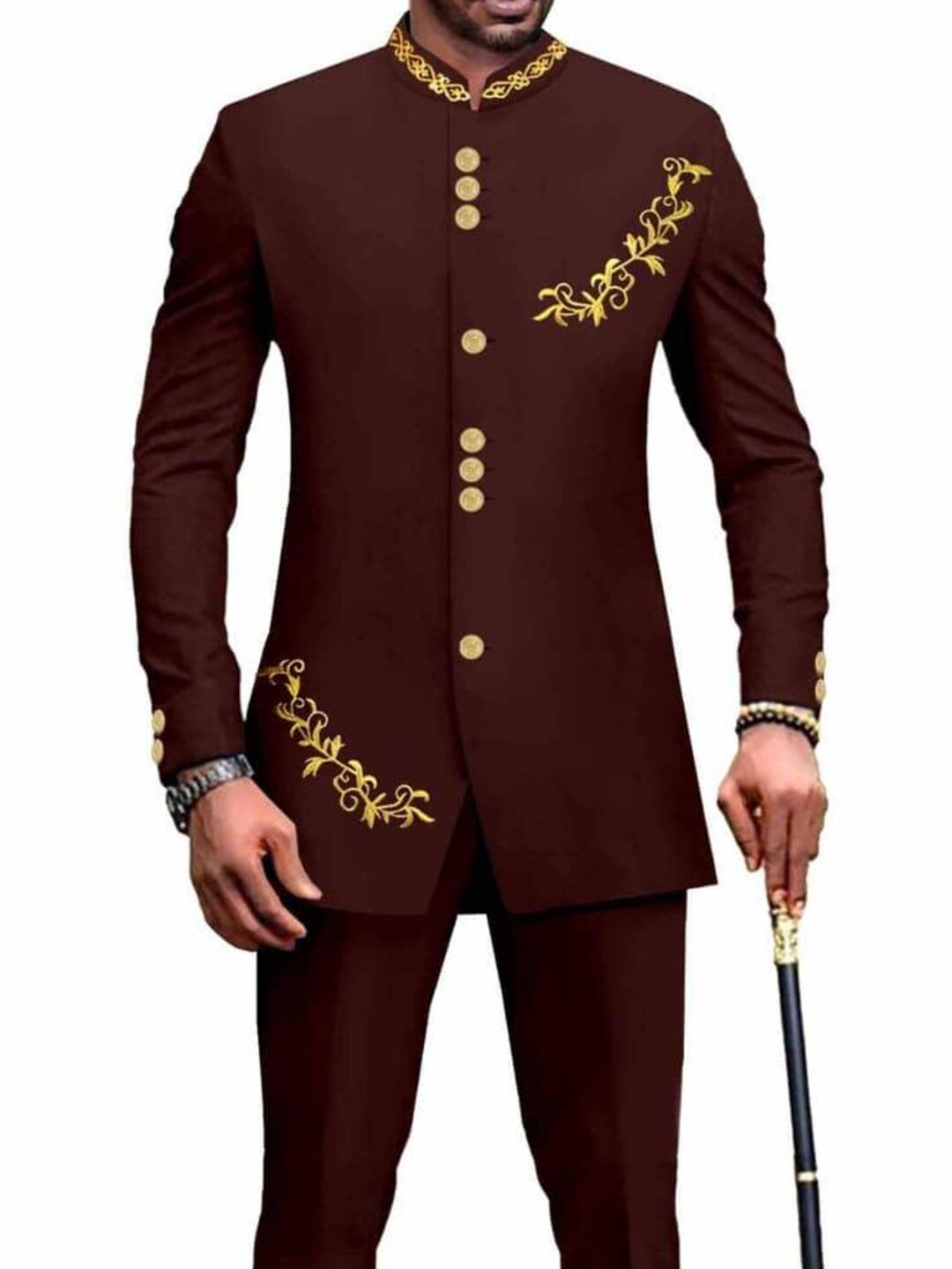 African Men's Suit Clothing,african Men Outfit,african Attire,african ...