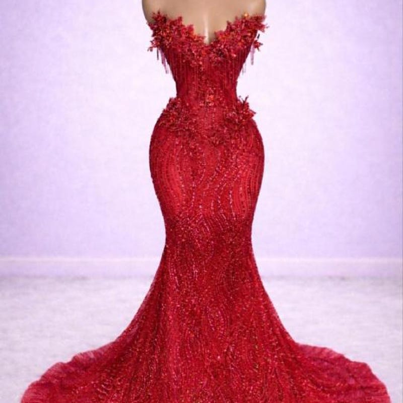 Beaded Prom Dress 2026 - Etsy