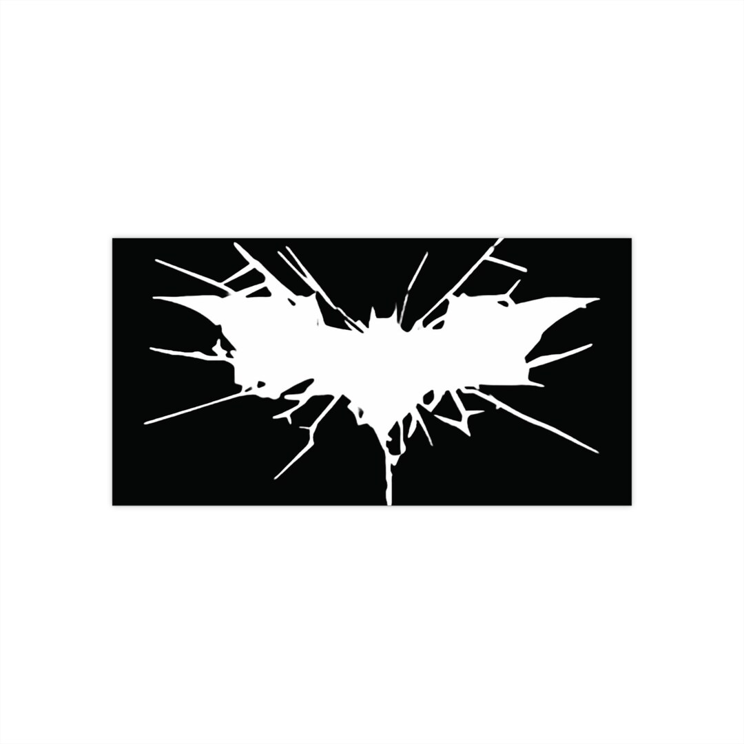 Batman Logo Bumper Stickers Cool Superhero Car Decals, Comic Book Lover ...