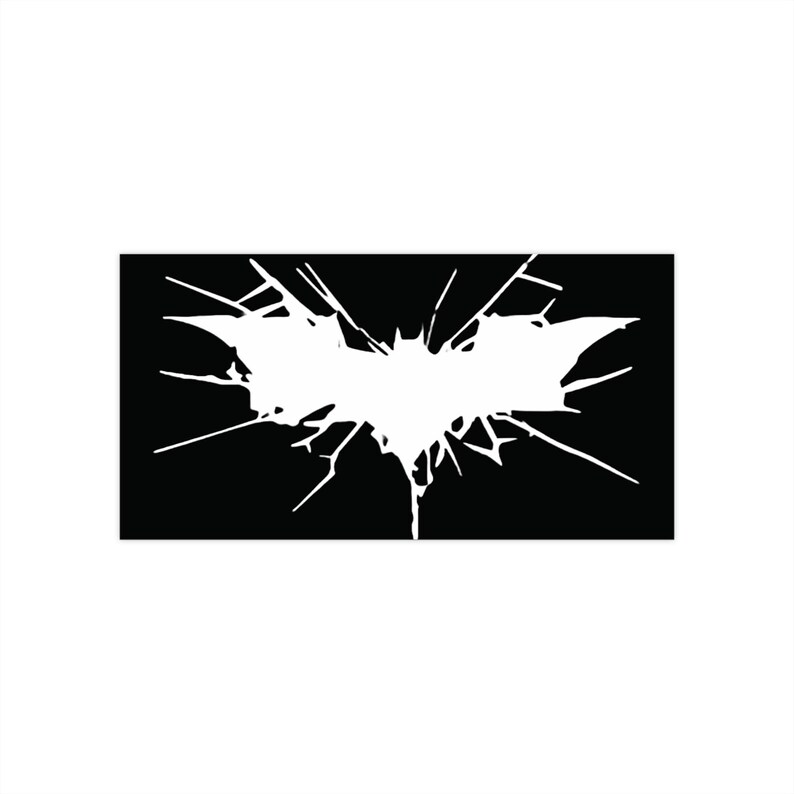 Batman Logo Bumper Stickers Cool Superhero Car Decals, Comic Book Lover ...