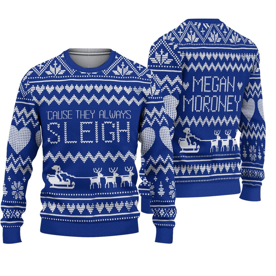 Sleigh Holiday Sweater Sleigh Holiday Christmas Sweater All Over Print ...