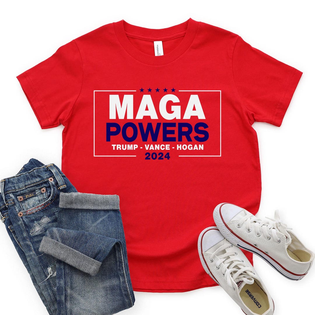 Hulk Hogan Maga Powers Shirt, Hulk Hogan Trump Shirt, President Trump ...