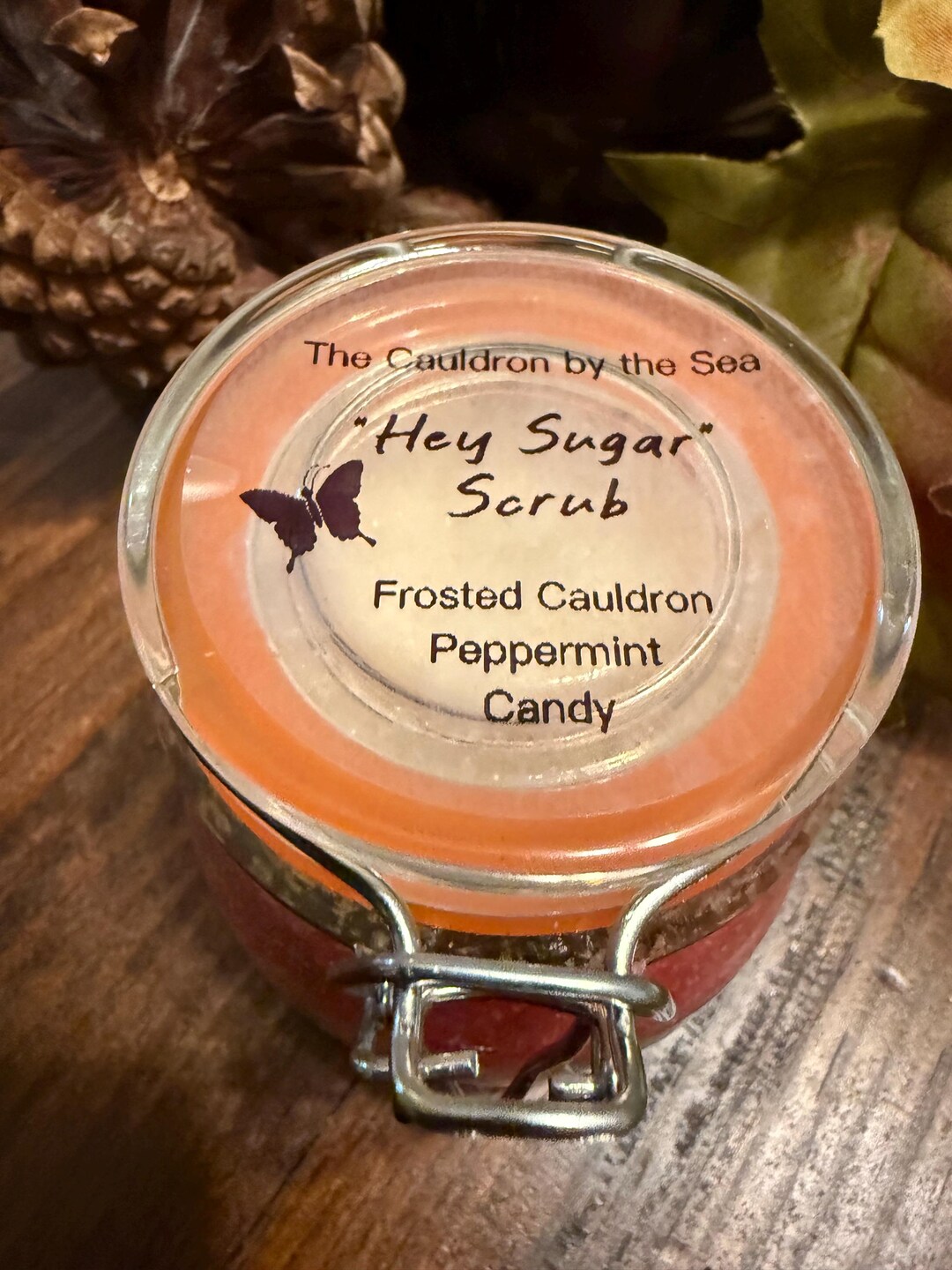 Hey Sugar Scrub Frosted Cauldron: Peppermint and Sugar - Etsy