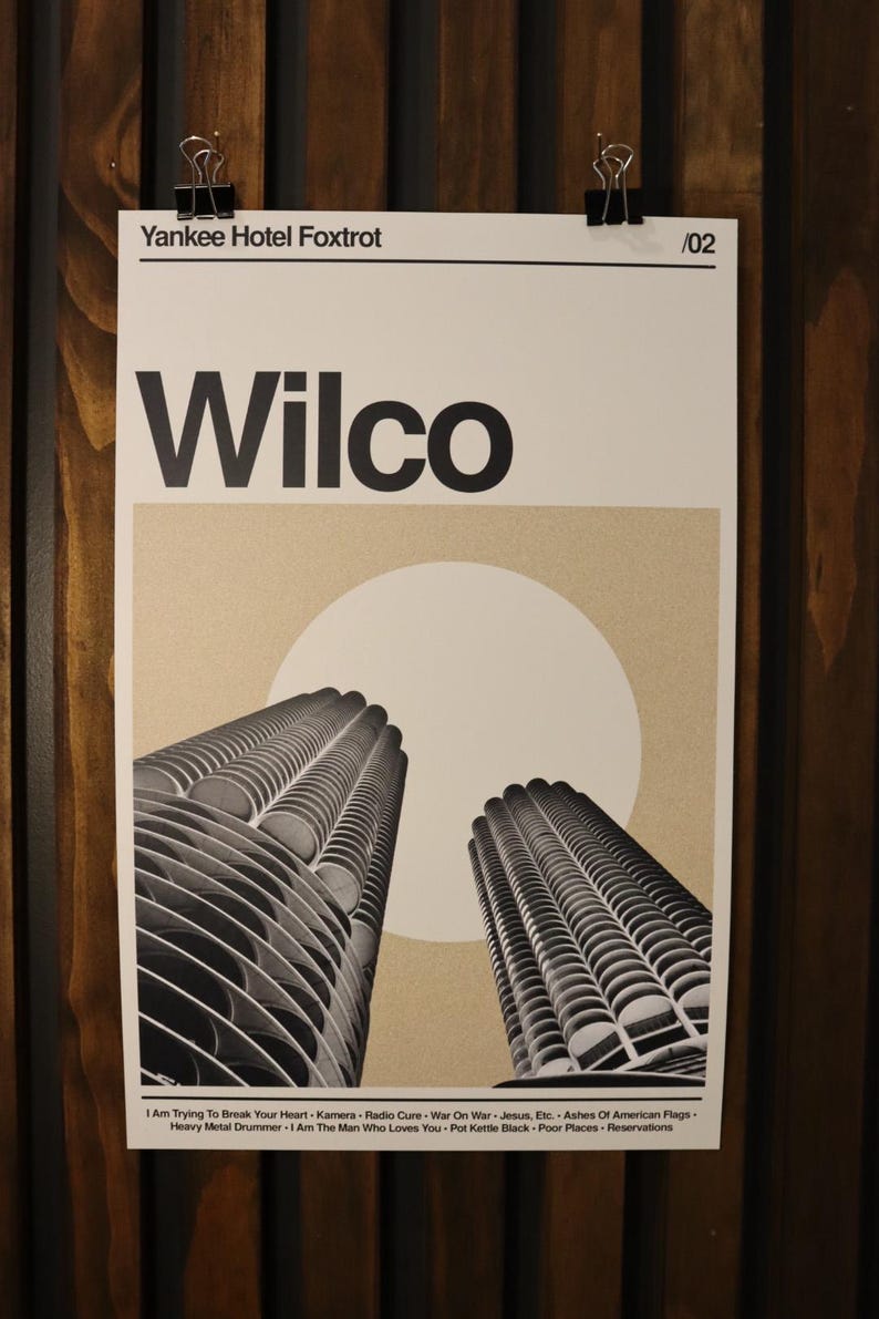 Wilco Yankee Hotel Foxtrot Album Print 11x17 - Etsy