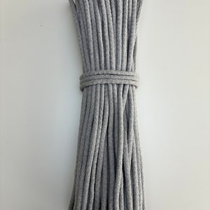 6-7 Mm Cord Rope 45-50 Meters 1 KG Braided Cotton Rope for Sewing ...