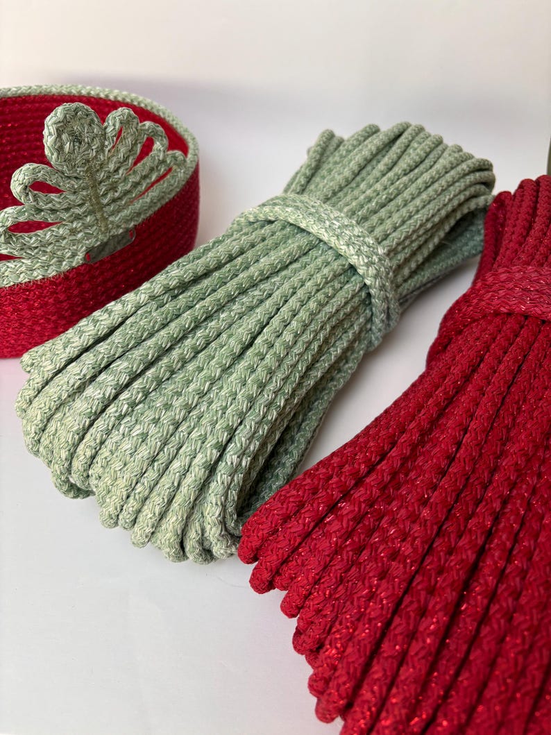 6-7 Mm Polyester Rope 45-50 Meters 1 KG Braided Polyester Rope for ...