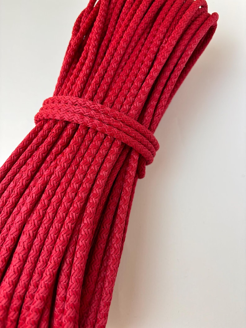 6-7 Mm Polyester Rope 45-50 Meters 1 KG Braided Polyester Rope for ...