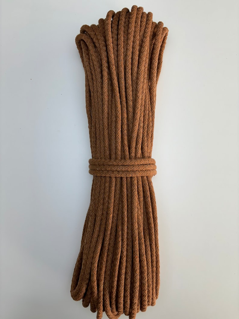 6-7 Mm Cord Rope 45-50 Meters 1 KG Braided Cotton Rope for Sewing ...