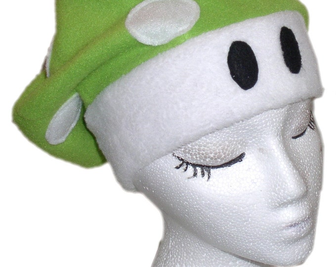 1-UP Nintendo Mario Mushroom Hat Green Beanie - Etsy