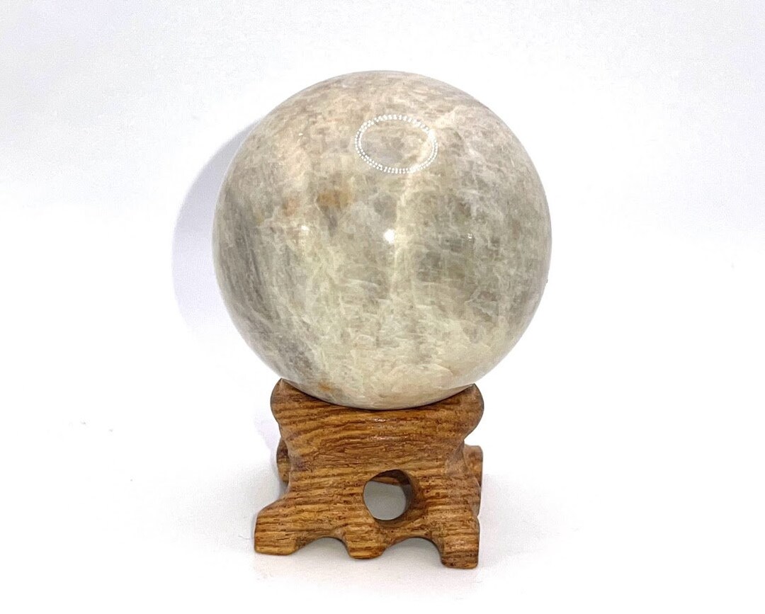 Awesome Moonstone Sphere **with FLASH** - Etsy