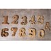 Rustic Wooden Letters Alphabet and Numbers, Wood Wall Hanging or Free ...