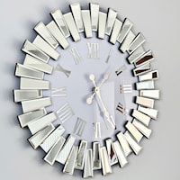 Elegant Wooden Wall Clock: Roman Numerals, Modern Home Decor - Etsy