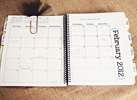 Personalized lesson planner book - dopvc