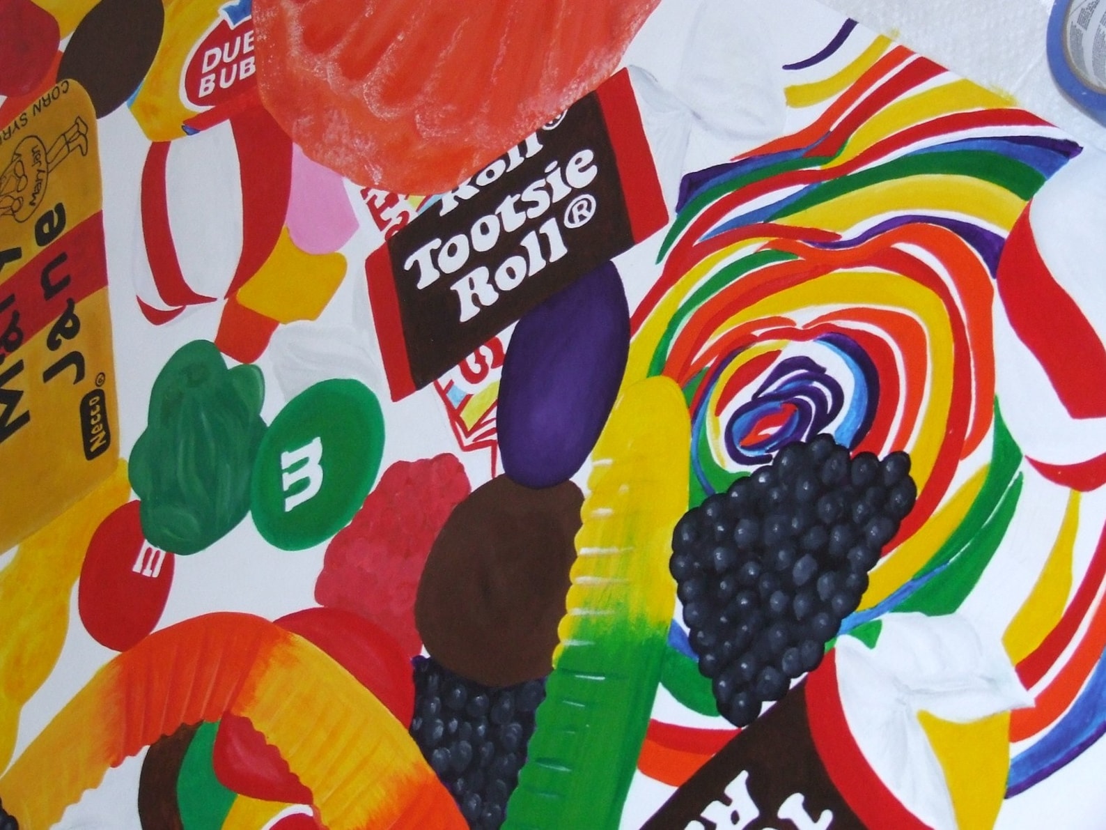 Custom Candy Floorcloth - Etsy