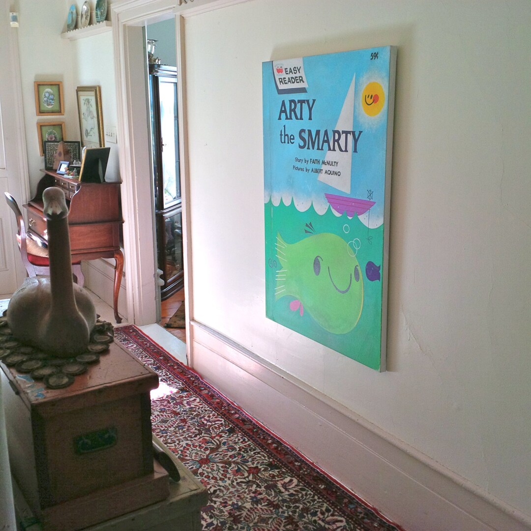 Arty the Smarty Wall Canvas - Etsy