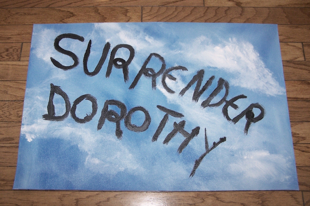 Surrender Dorothy Floorcloth. ** Ready to Ship** - Etsy