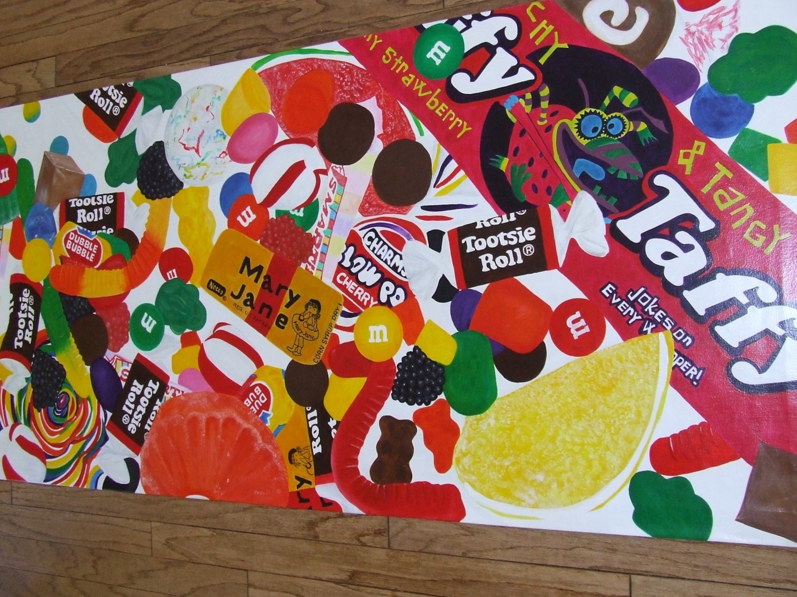 Custom Candy Floorcloth - Etsy