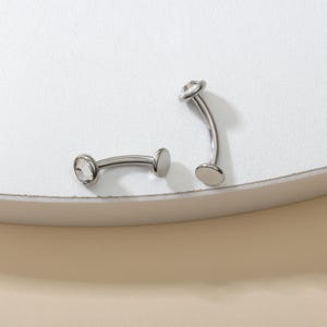 Titanium Fat Belly Button Ring Internally Threading 6/8/10/12/14mm ...