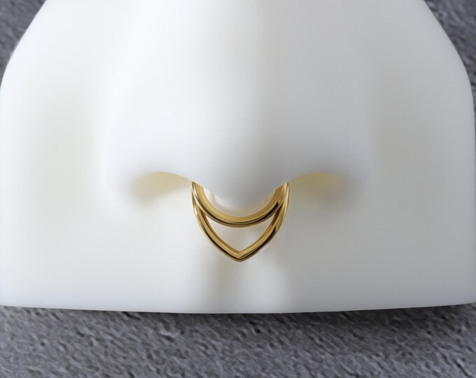 16 Gauge Gold Filled Hoop - Piercing - Septum - 16g Septum - 16g Setum ...