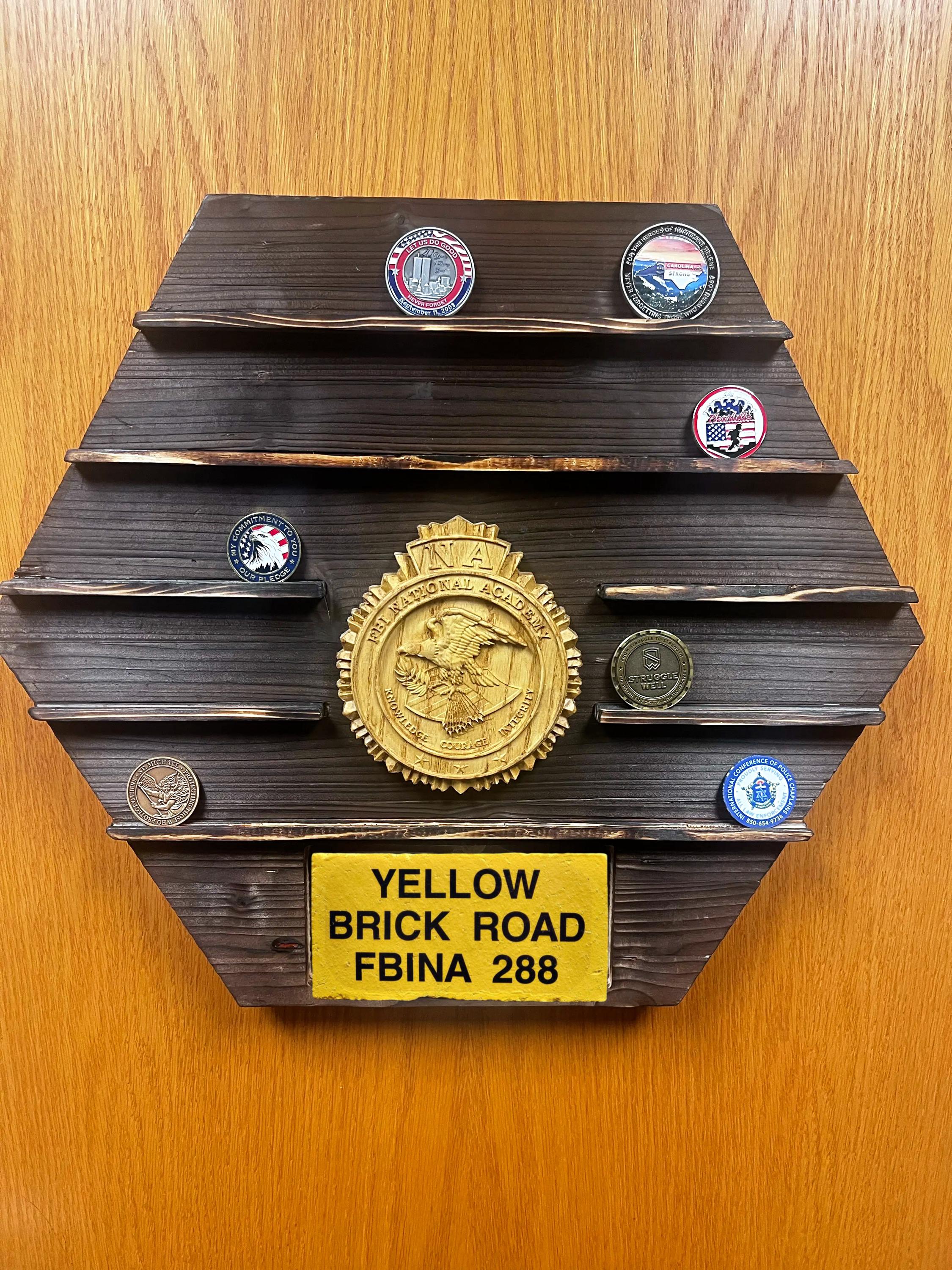 FBINA Yellow Brick Road Challenge Coin Holder - Etsy