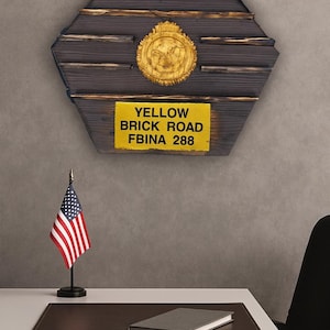 FBINA Yellow Brick Road Challenge Coin Holder - Etsy