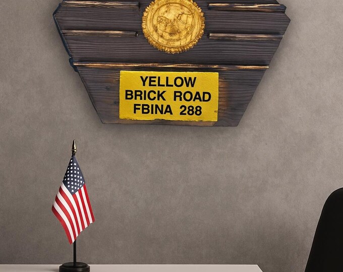 FBINA Yellow Brick Road Challenge Coin Holder - Etsy