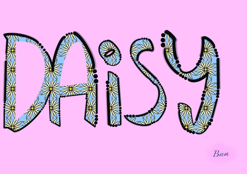 Daisy Pattern - Etsy