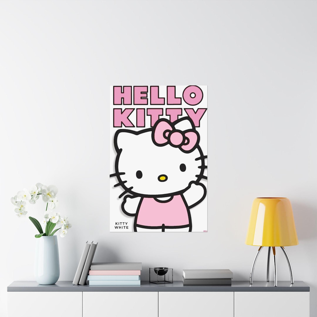 Hello Kitty Poster - Etsy