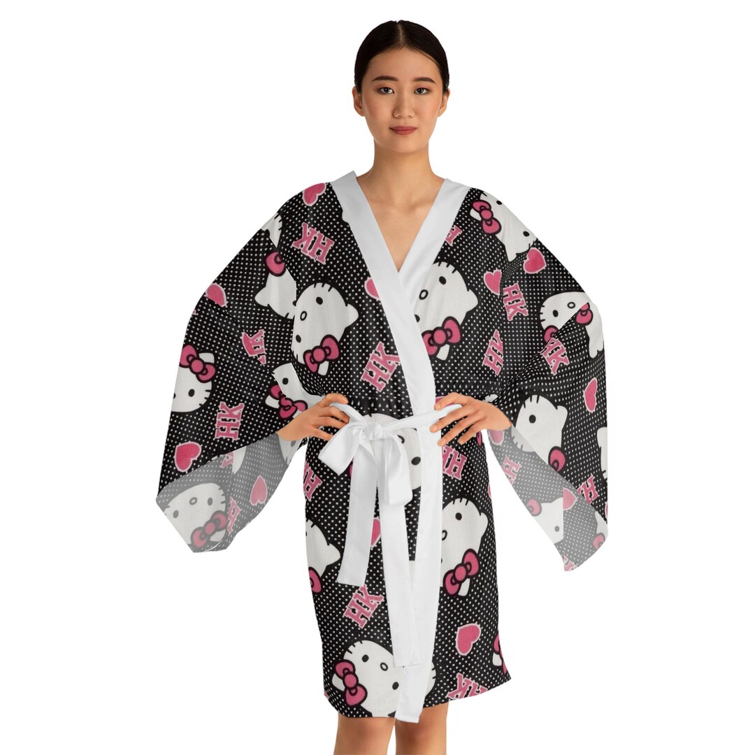 Hello Kitty Kimono Robe - Etsy