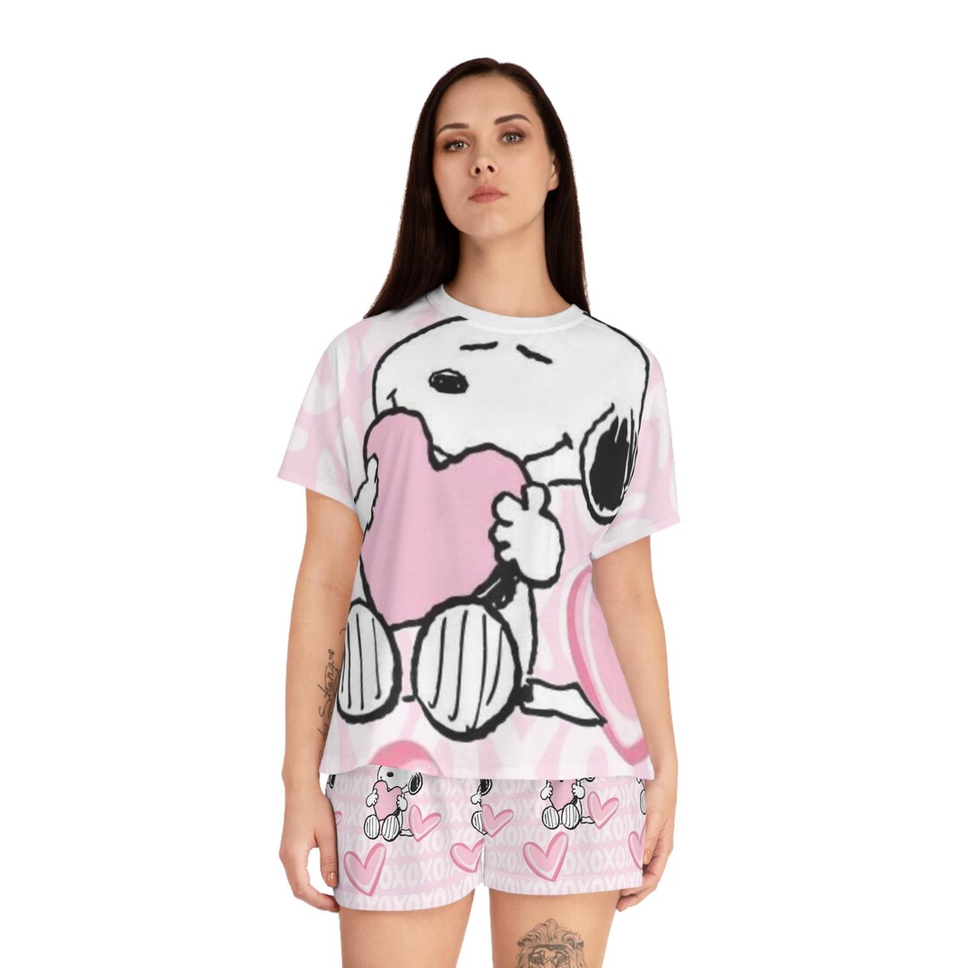 Snoopy Valentine Day Short Pajama Set - Etsy