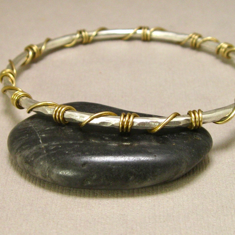 Silver Wrap Bracelet - Etsy